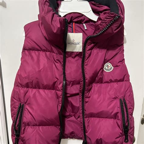 Vintage Moncler Vest Real Preppy Cold Vest Pink Depop