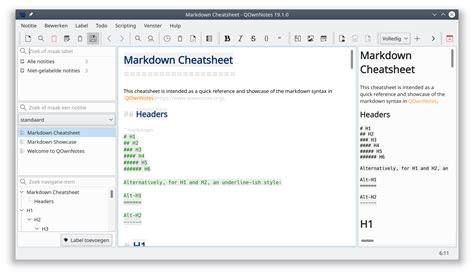 Notities Met Qownnotes