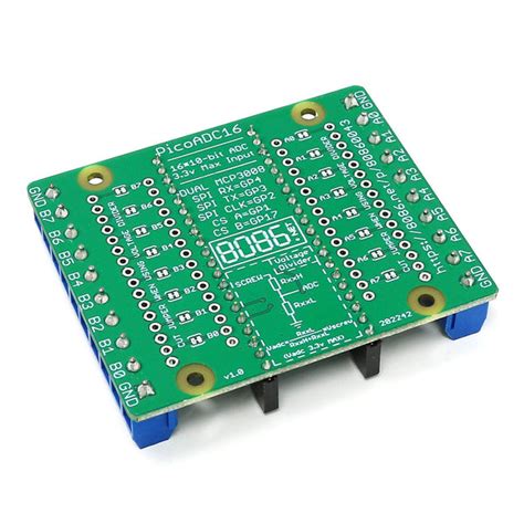 Picoadc16 16 Port Adc For Pico The Pi Hut