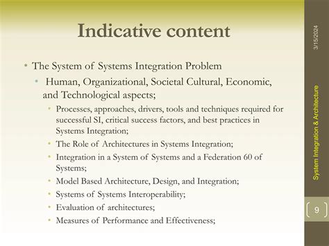 Lecture 1system Integration And Architecture Ppt
