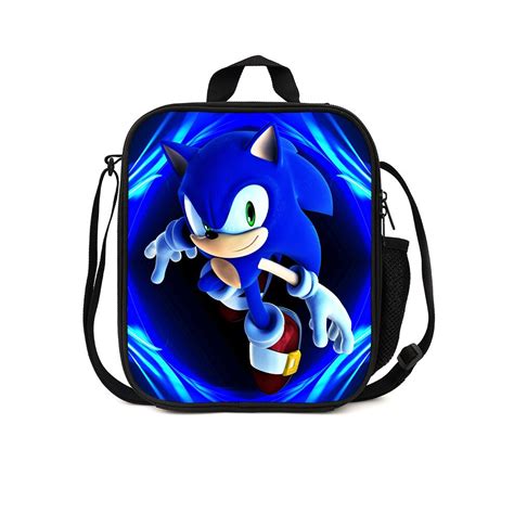 Makecool 8 Sonic Insulated Lunch Bag School Outdoor Lunch Box