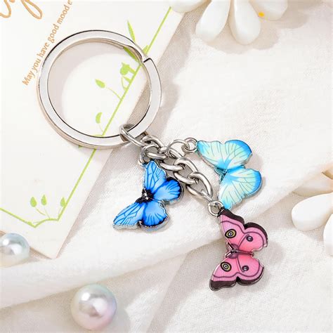 Stylish Keychains Pendant Dripping Keychain Fashion Key Ring Unique