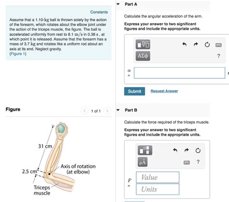 Solved PartA Constants Calculate The Angular Acceleration Of Chegg Com