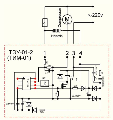 Таймер оттайки для холодильника Indesit ТЭУ-01-х (ТИМ-01) | Аппаратная ...