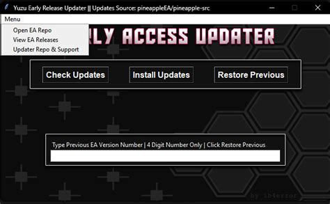I Created A Yuzu Ea Updater No Pythondependencies Required Singular