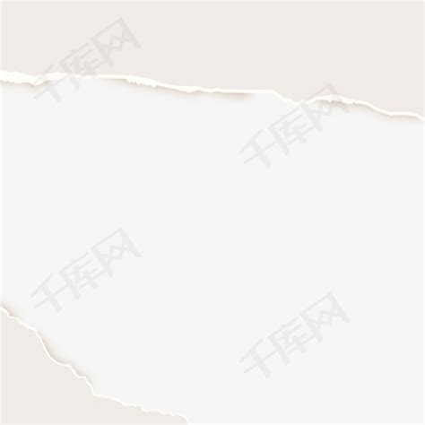拼贴撕裂纸张边框素材图片免费下载 千库网