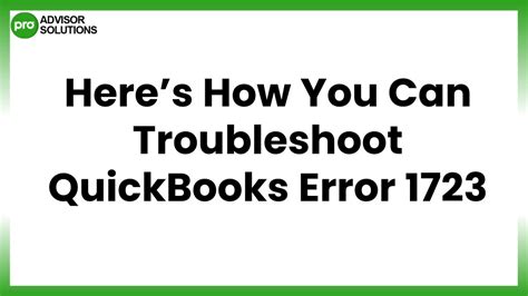 PPT An Effective Guide To Fix QuickBooks Error PowerPoint Presentation ID