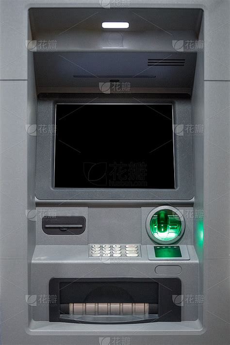 自动取款机提款机正面视图