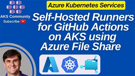 Self Hosted Github Runners On Aks Using Azure Files Youtube