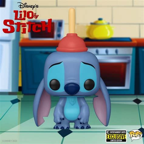 Фигурка Funko Pop Lilo and Stitch (with Plunger) / Фанко Поп Лило и ...