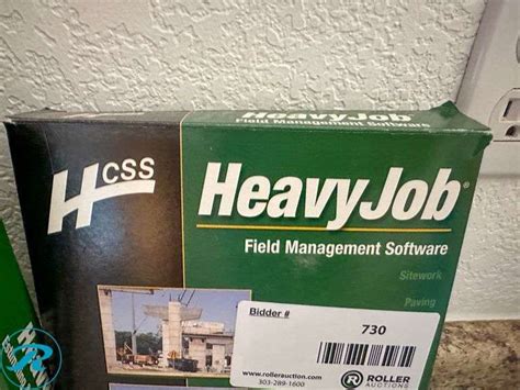 HCSS Heavy Bid Heavy Job And Microsoft Project Programs Roller Auctions