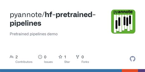 github pyannote hf pretrained pipelines pretrained pipelines demo