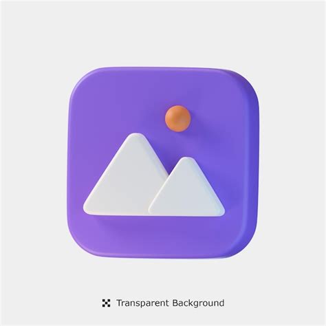 Premium Psd Gallery 3d Icon Illustration