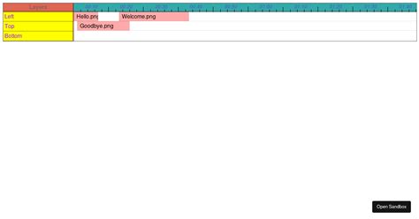 Video Editing Timeline React Examples Codesandbox