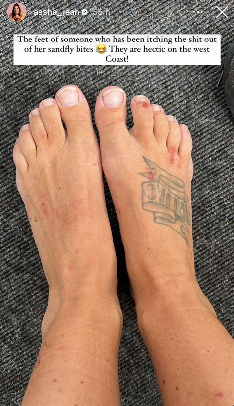 Aesha Scotts Feet