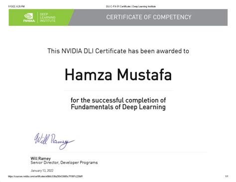 Hamza Mustafa On Linkedin Nvidia Dli Superioruniversity Deeplearning