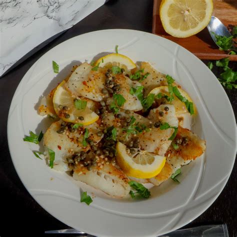 Brown Butter Caper Cod Lauren Eliza Eats
