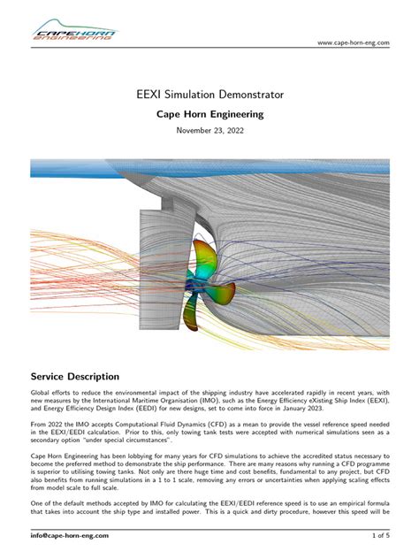 Eexi Pdf Computational Fluid Dynamics Verification And Validation