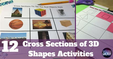 12 activities to practice cross sections of 3d shapes like a ninja