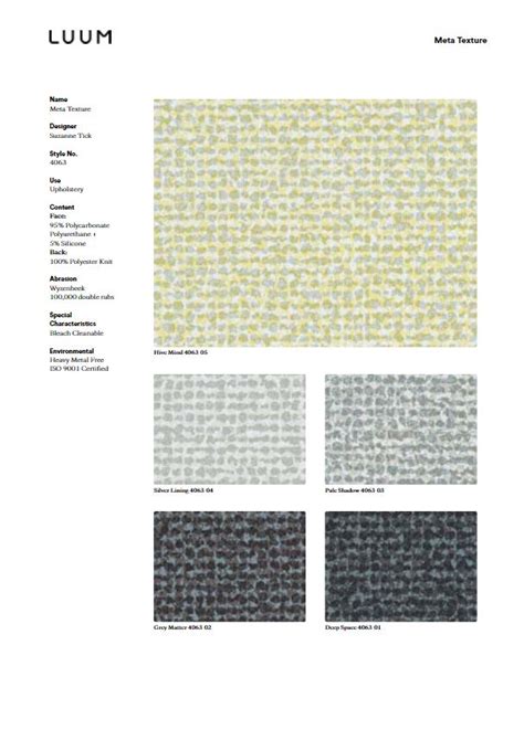 Meta Texture 4063 Luum Textiles Canada
