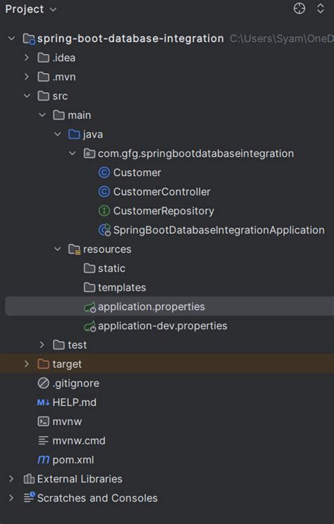 Spring Boot Database Integration Jpa Hibernate Mysql H2 Geeksforgeeks