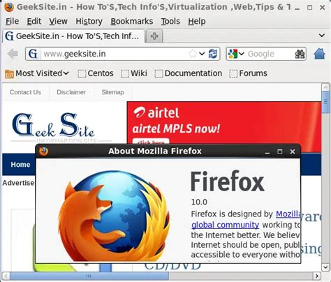 How To Install Firefox 10 On Centos 6 Rhel 6 Itzgeek