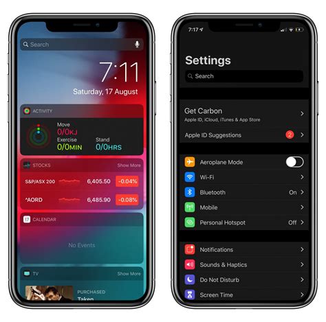 Carbon Un Tweak Pour Avoir Le Mode Sombre Dios 13 Sur Ios 12 Iphonetweak