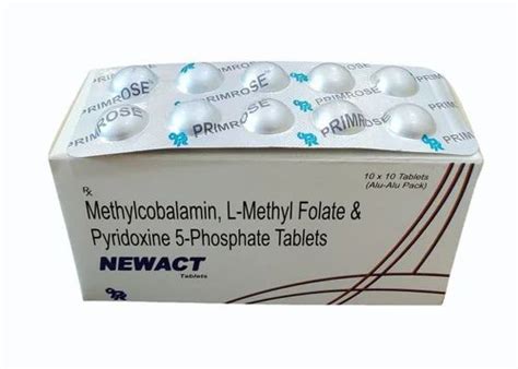Methylcobalamin L Methylfolate And Pyridoxal 5 Phosphate Tablets At ₹ 105 Box Methylcobalamin