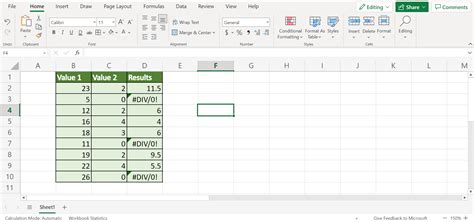How To Ignore Div0 Values In Excel Sheetaki