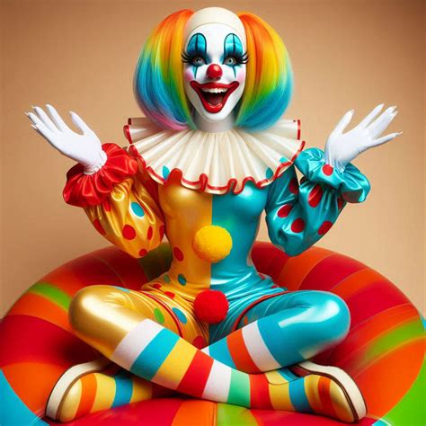 Latex Clown Girl By Clownyworld On Deviantart