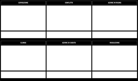 Diagramma Modello Di Diagramma 16x9 Storyboard