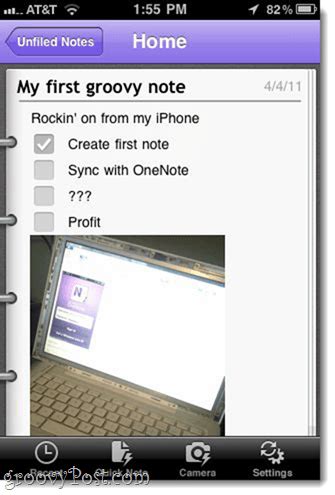 Getting Started With The Microsoft OneNote App For IPhone