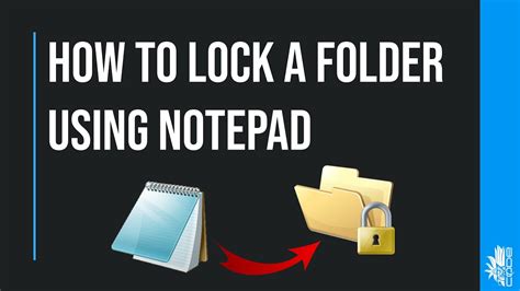 How To Create A Folder Lock Using Notepad Yaxer Code Youtube