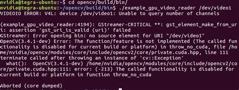 Thrownocuda In Videoreadercpp With Cuda 90 · Issue 14034 · Opencvopencv · Github
