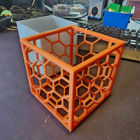 100mm Hex Pattern Storage Crate With Separate Liner By Neo Download