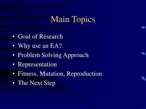 Ppt Melody Generation With Evolutionary Computation Powerpoint Presentation Id 4296819