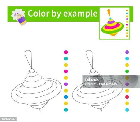 아이들을 위한 교육용 게임 색칠 공부 페이지 예를 들어 색칠하십시오 만화 바람개비 0명에 대한 스톡 벡터 아트 및 기타 이미지 0명 교육 귀여운 Istock