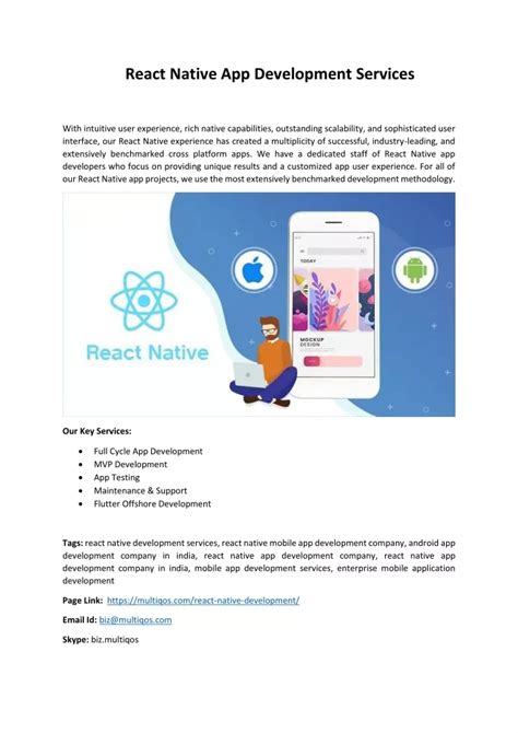 Ppt React Native App Development Services Powerpoint Presentation