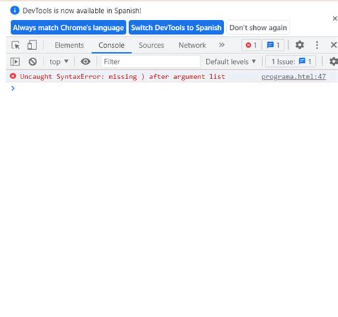 Duda Error en el código Lógica de programación Primeros pasos Solucionado