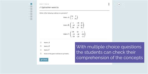 E Learning For Applied Mathematics Uva Teaching And Learning Centres