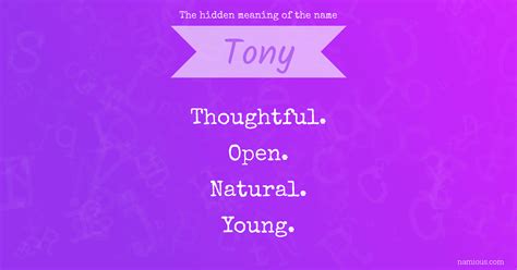 Tony Name