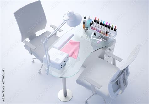 Manicure Table Setup