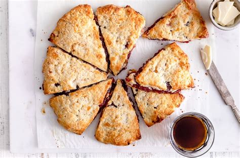 Raspberry Cream Cheese Scones Recipe King Arthur Baking