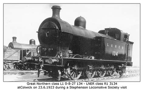 Ipernity Gnr Cl L1 082t 134 Lner Cl R1 3134 Colwick 13 6 1923 By