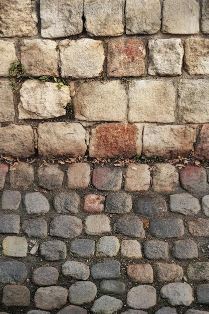 Border Design Featuring A Cobblestone Ground Pattern Suitable For