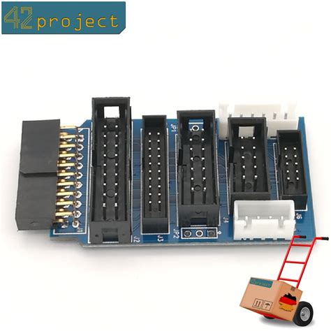 JLink JTAG SWD Multi Adapter Platine mit Kabeln für z B ST Link ULink