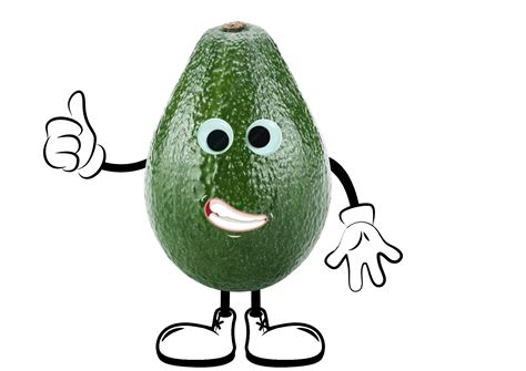 Funny Avocado Illustration Graphic By Gornidesign · Creative Fabrica
