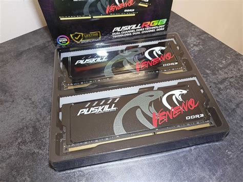 Оперативна память Puskill Venom Rgb Ddr3 16 Gb 8 8 1600 Mhz НОВА 490 грн Комплектуючі та