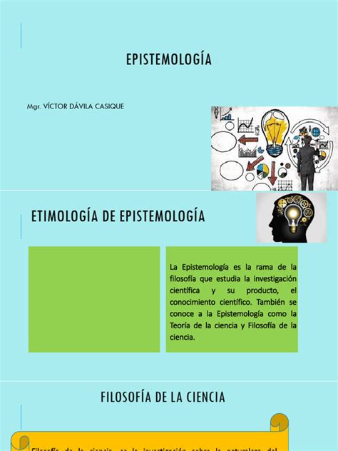 Exp 1 Epistemologia Concepto Objeto Pdf Epistemología Conocimiento