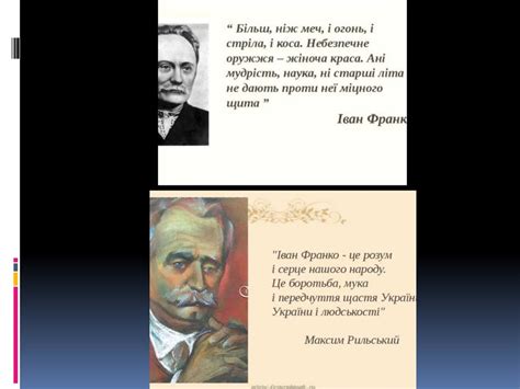 Иван Франко 1856 1916 Online Presentation